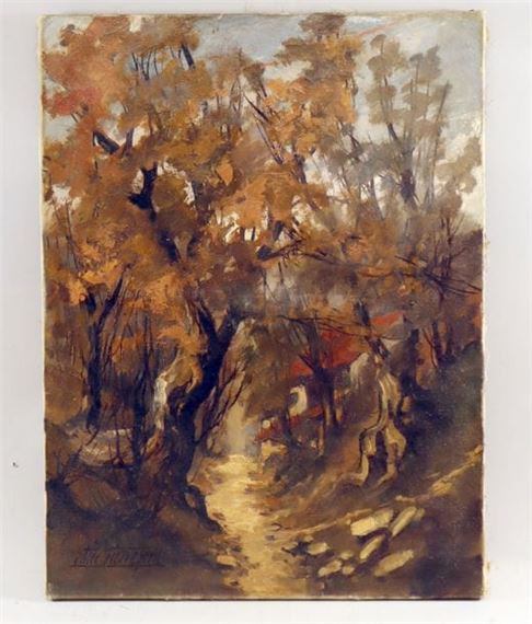 Lutèce Pierrepont | Chemin en sous-bois (20th Century) | MutualArt