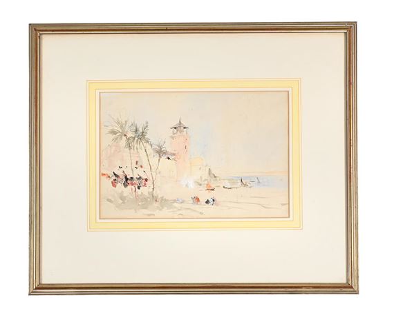 Hercules Brabazon Brabazon | A Village in North Africa | MutualArt