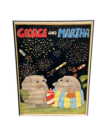 James Marshall | George and Martha Fireworks Poster (1987) | MutualArt