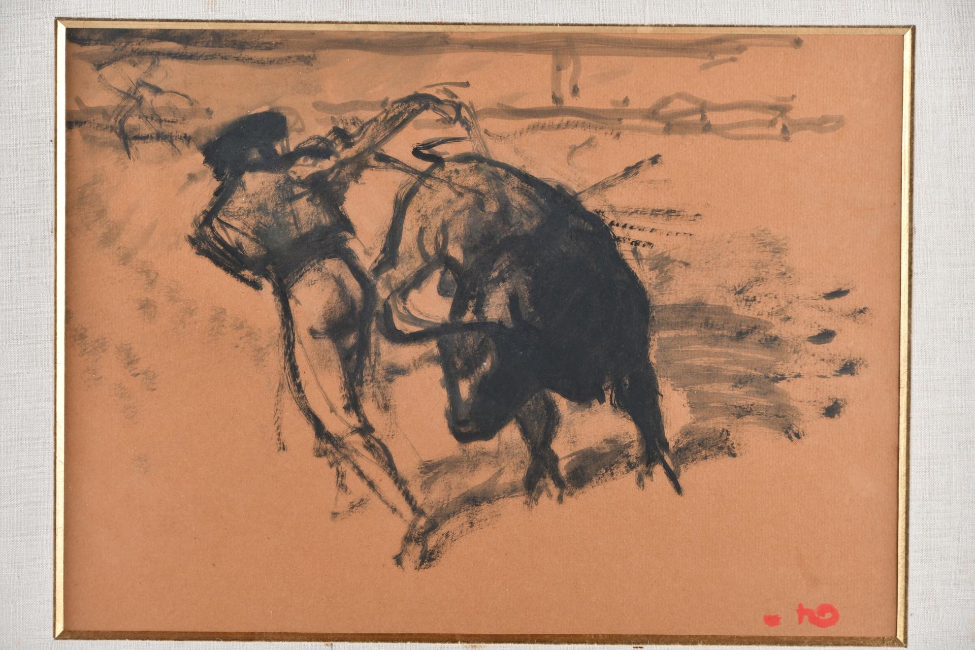 Henri Deluermoz | Scène de tauromachie | MutualArt