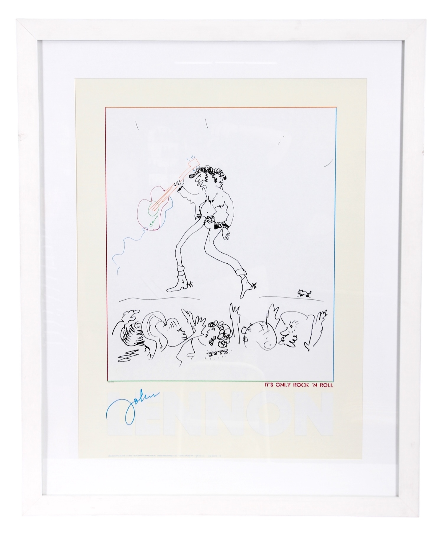 John Lennon | It's Only Rock 'n Roll, Poster (1989) | MutualArt