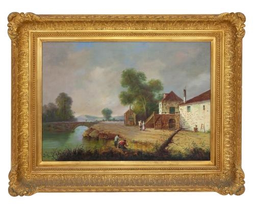 A. Puig | PAISAJE FLUVIAL II | MutualArt
