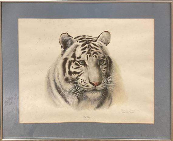 Charles Frace | White Tiger | MutualArt