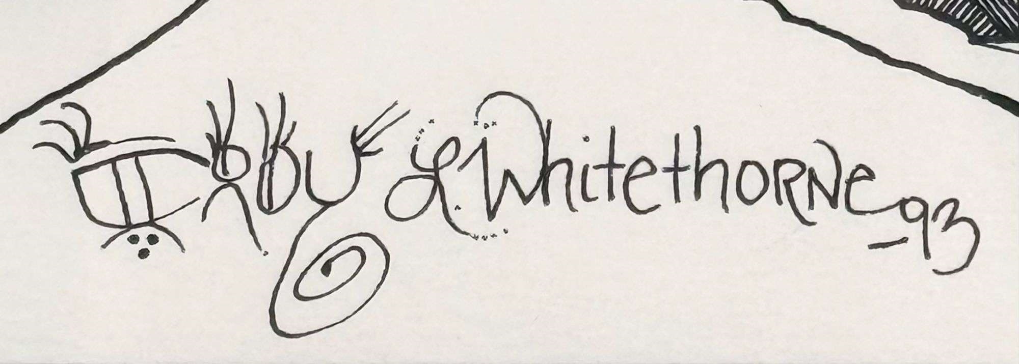 Troy L. Whitethorne | Native American Ink & Watercolor Art On Paper ...