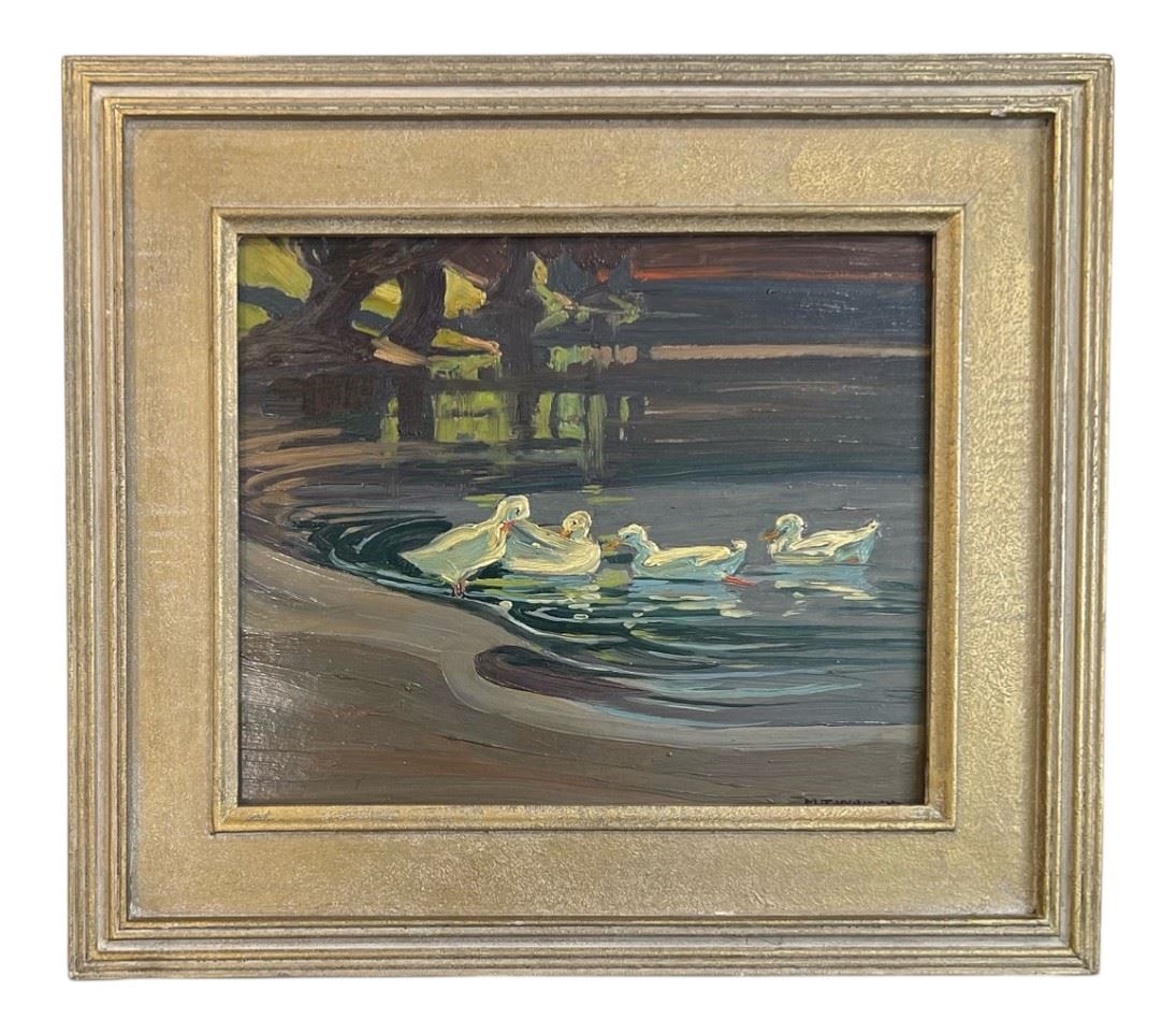 Mary Wrinch | The Duck Pond | MutualArt