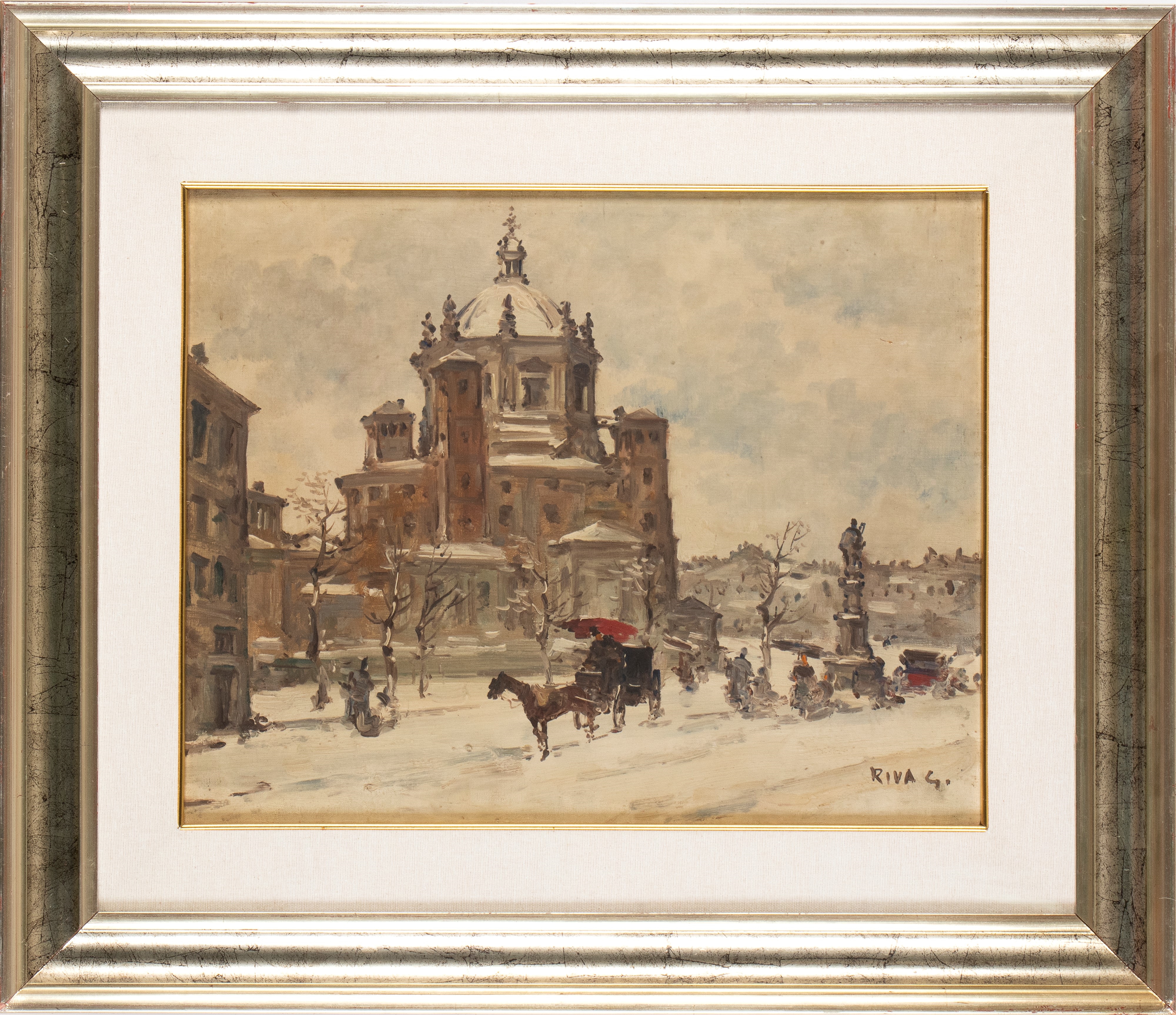 Giovanni Riva | Snowy landscape | MutualArt
