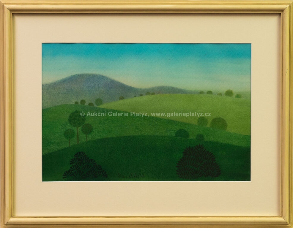 Zdeněk Miler | Krajina bez krtečka | MutualArt