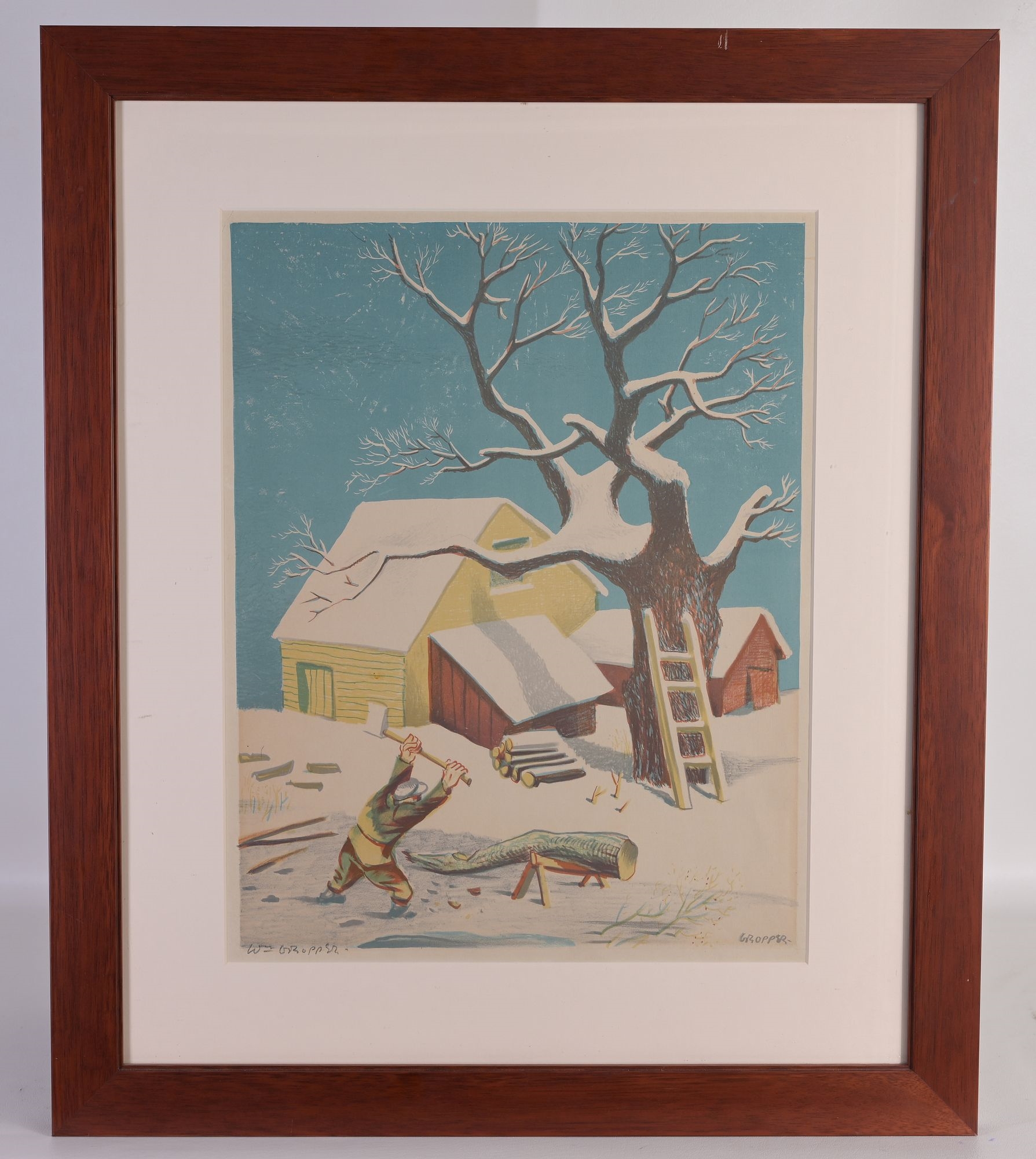 William Gropper | Winter (1945) | MutualArt