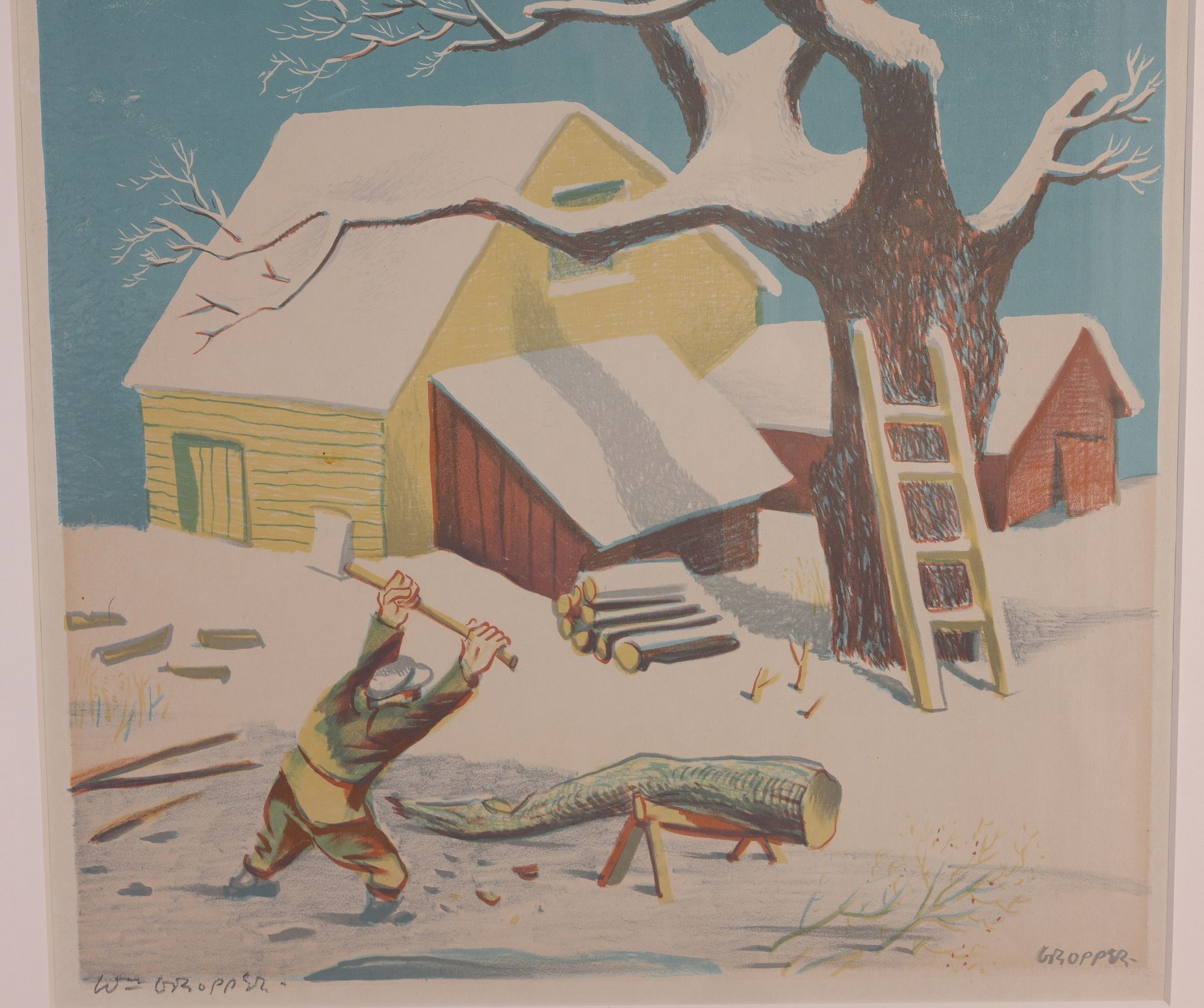 William Gropper | Winter (1945) | MutualArt