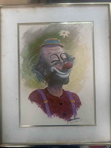 William Harold Hancock | Smiling Clown | MutualArt