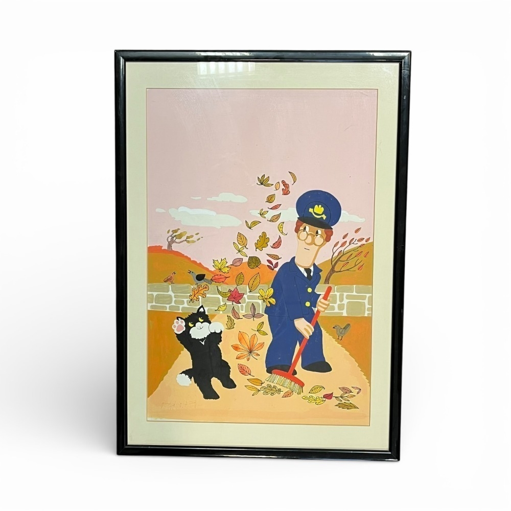 Joan S. Hickson | Original Postman Pat Painting | MutualArt
