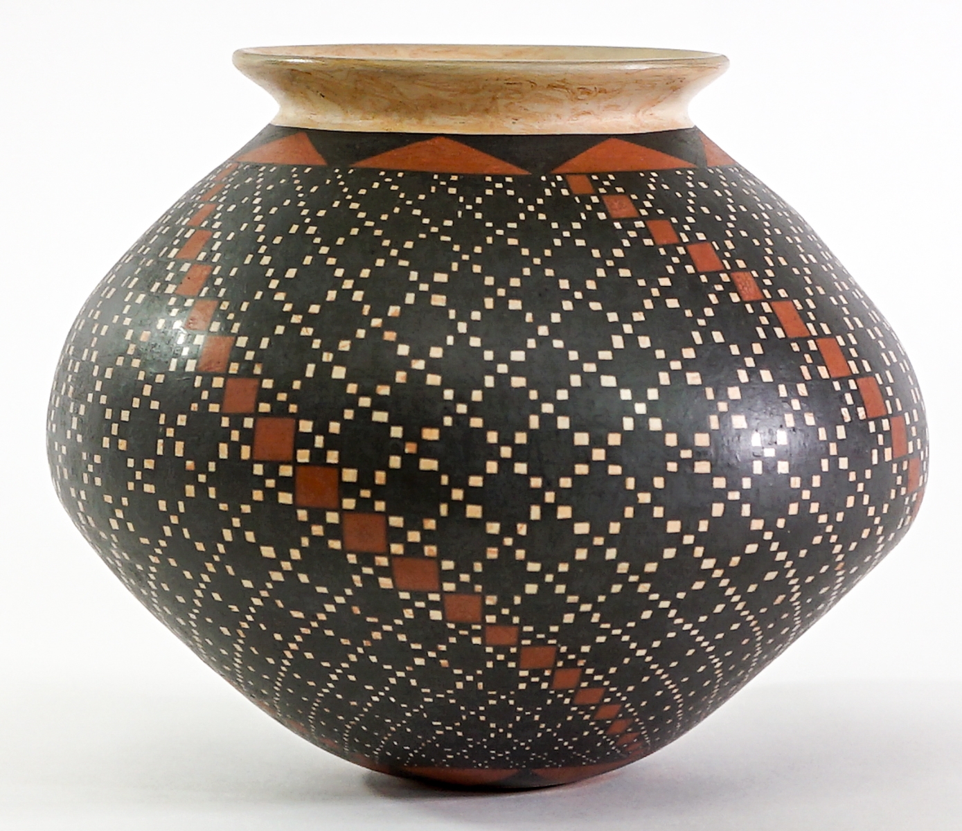 Humberto Ponce | Polychrome Olla Pottery | MutualArt