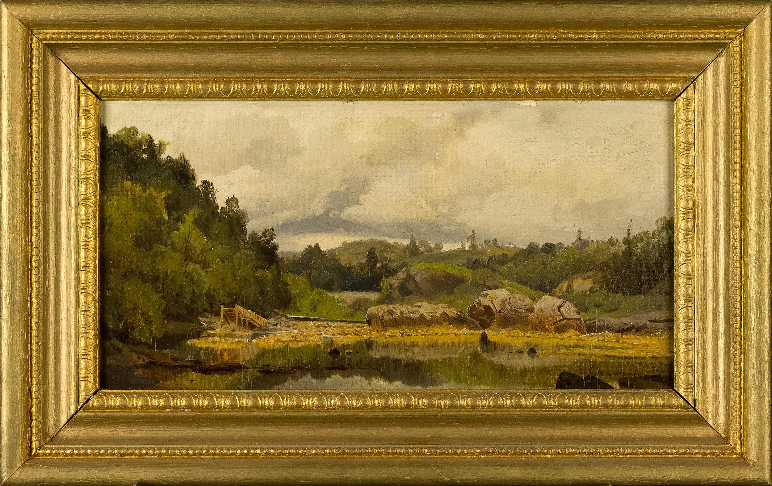 Benjamin Champney | RIVER LANDSCAPE (1871) | MutualArt