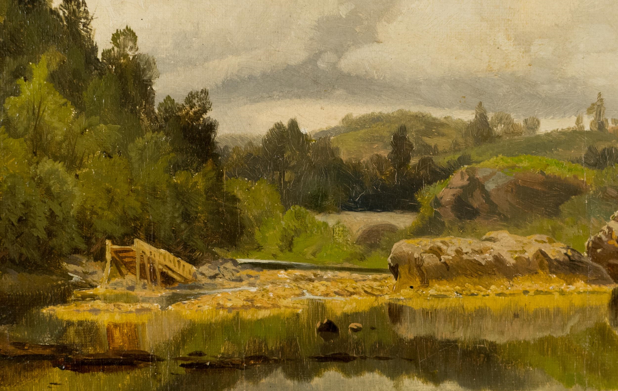 Benjamin Champney | RIVER LANDSCAPE (1871) | MutualArt