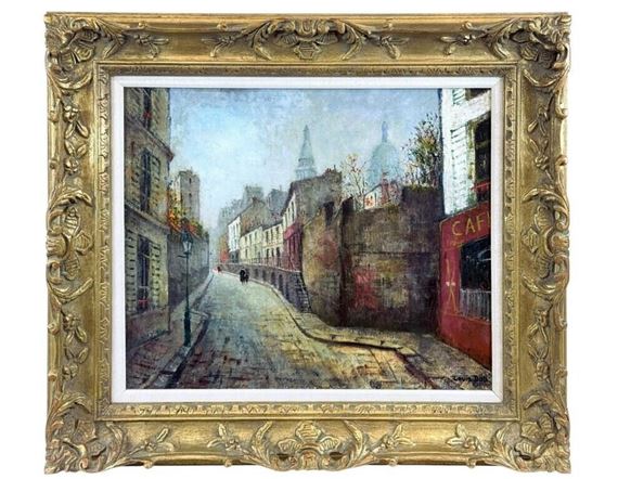 Louis Dali | Parisian secluded street scene (Late 20th Century) | MutualArt