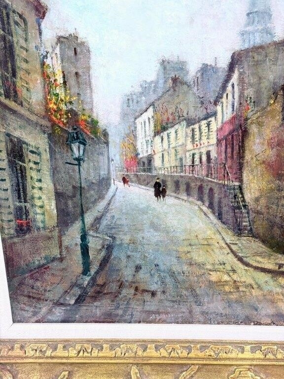 Louis Dali | Parisian secluded street scene (Late 20th Century) | MutualArt