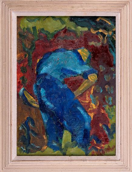 Anna Verschoyle | Man Digging (1958) | MutualArt