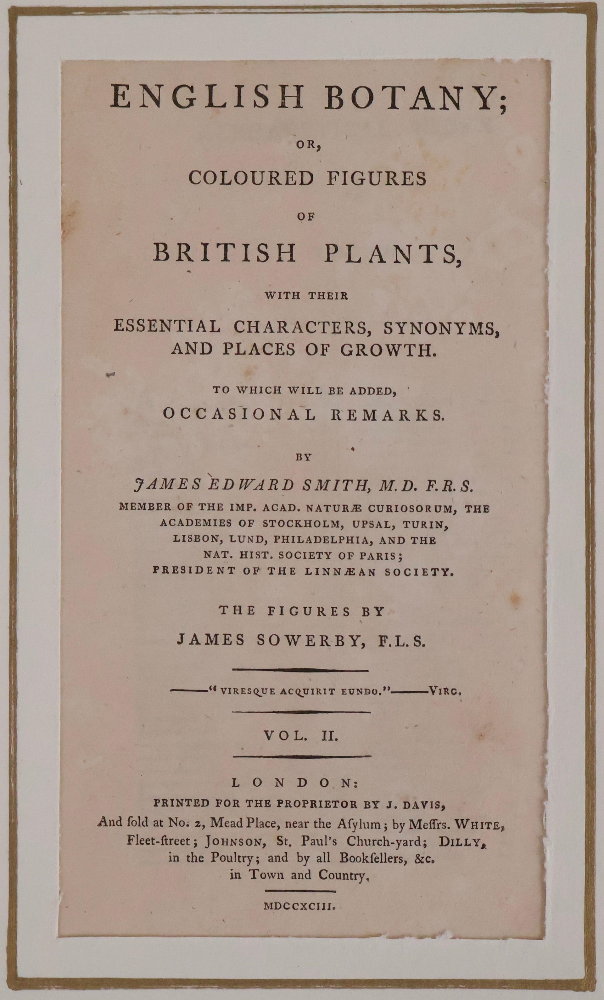 James Sowerby | Hand Colored Bookplates | MutualArt