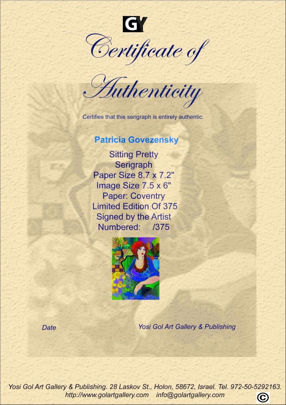 Patricia Govezensky | Sitting Pretty | MutualArt