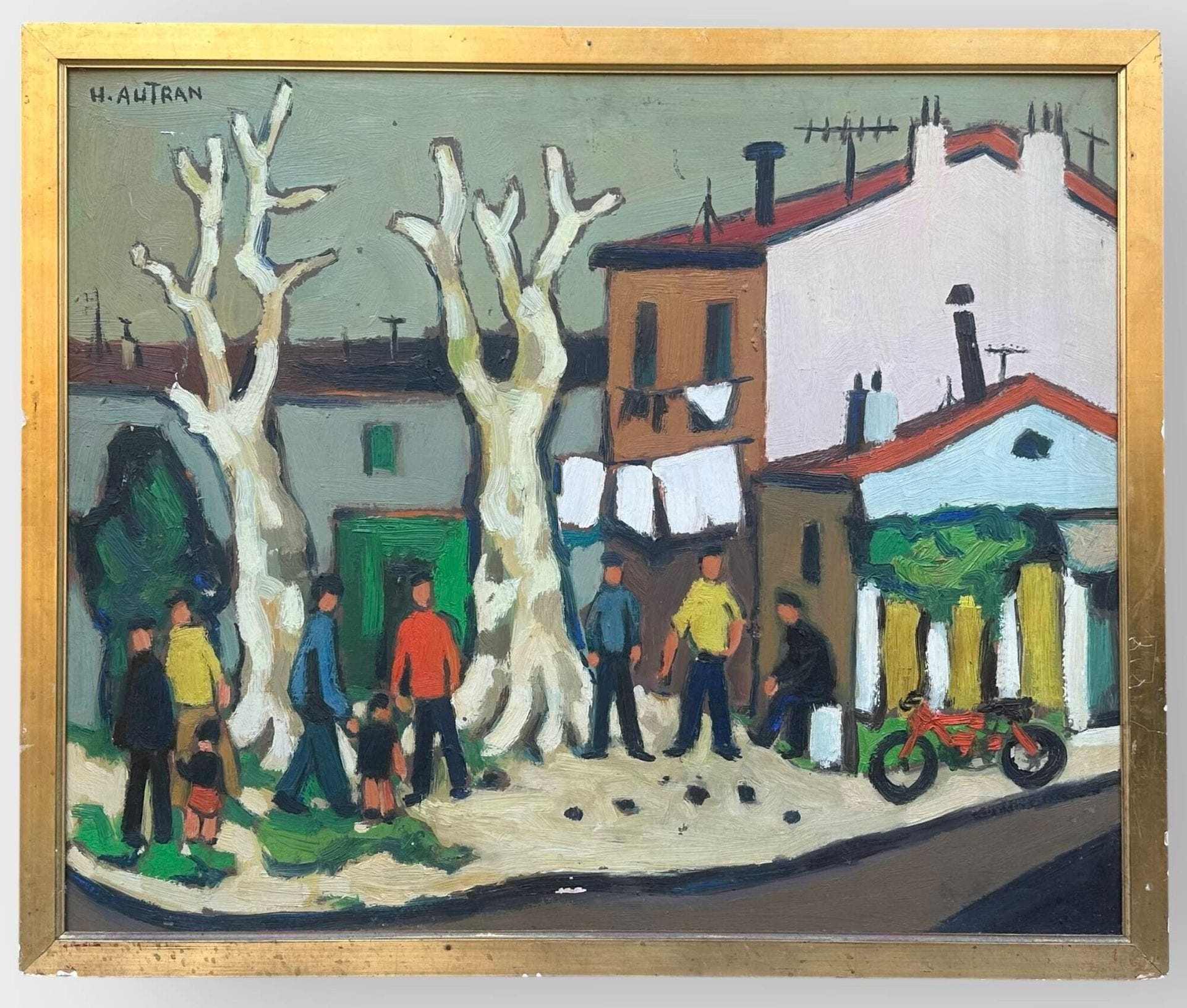 Henri Autran | La partie de pétanque | MutualArt