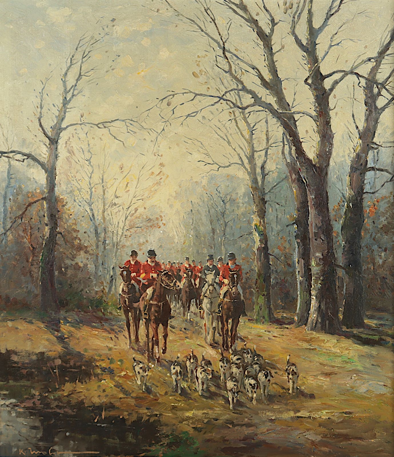 Karl Mohr | Parforcejagd | MutualArt
