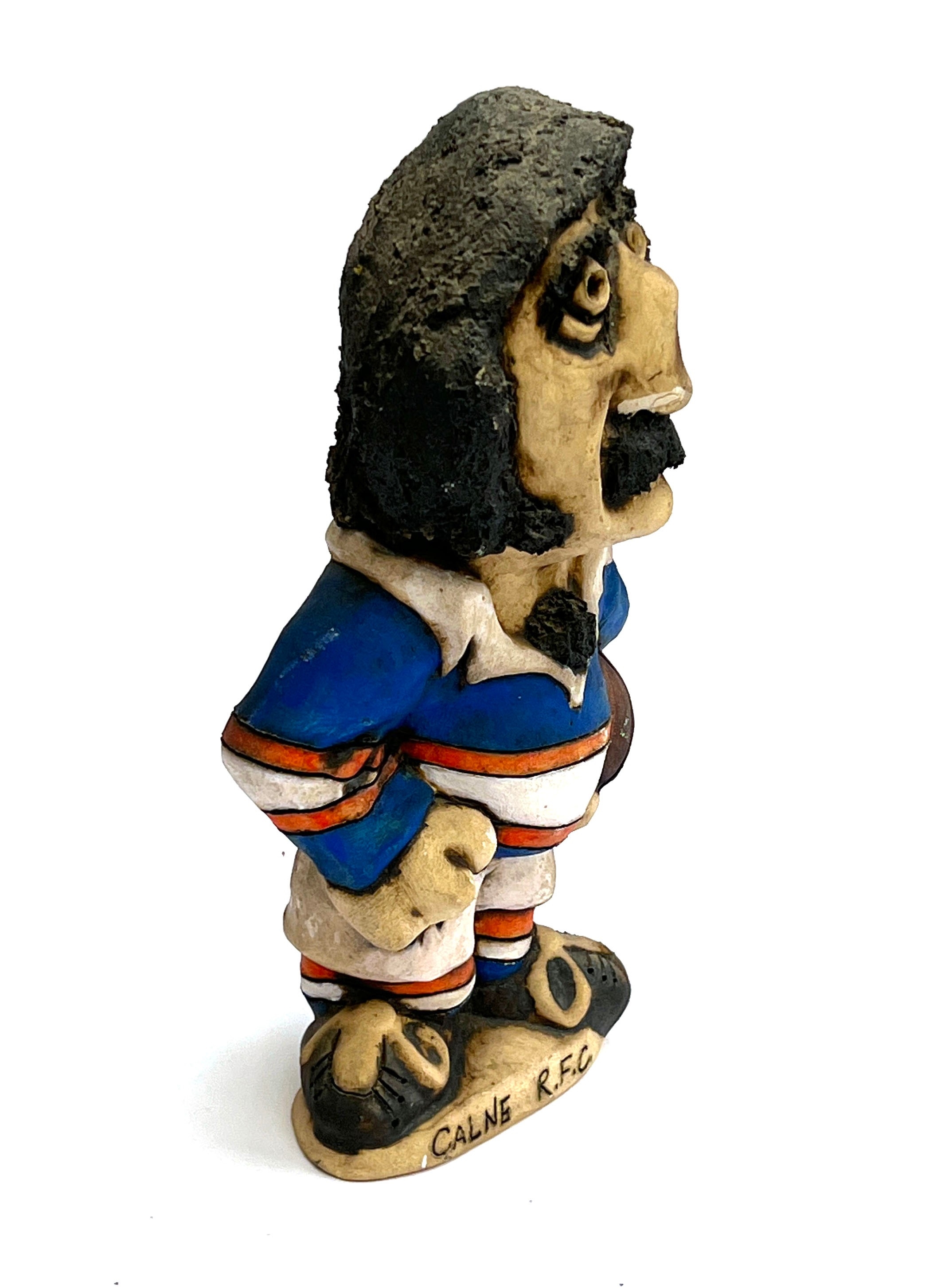 John Hughes | A John Hughes Grogg pottery caricature figure of a rugby ...