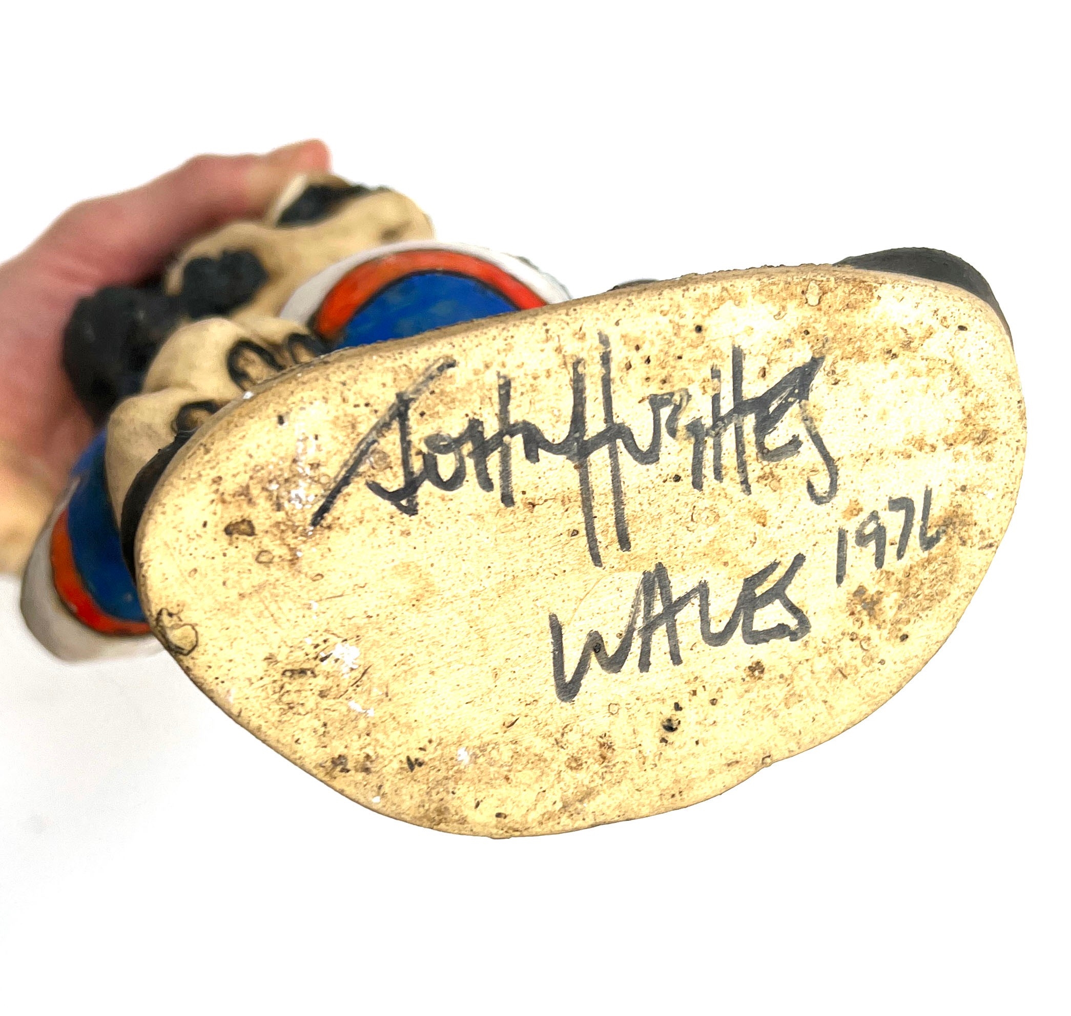 John Hughes | A John Hughes Grogg pottery caricature figure of a rugby ...