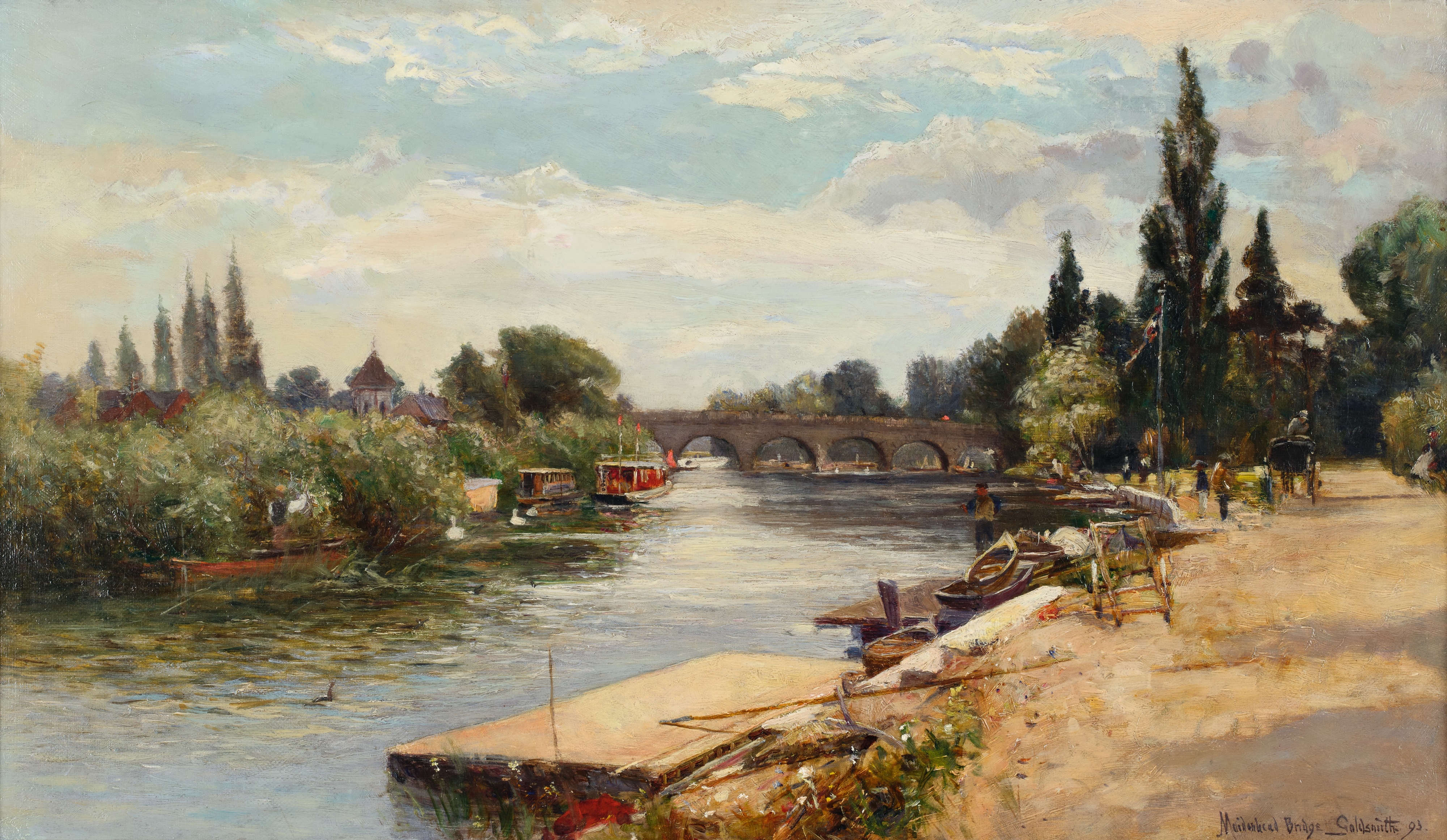 Walter Henry Goldsmith | Maidenhead Bridge | MutualArt
