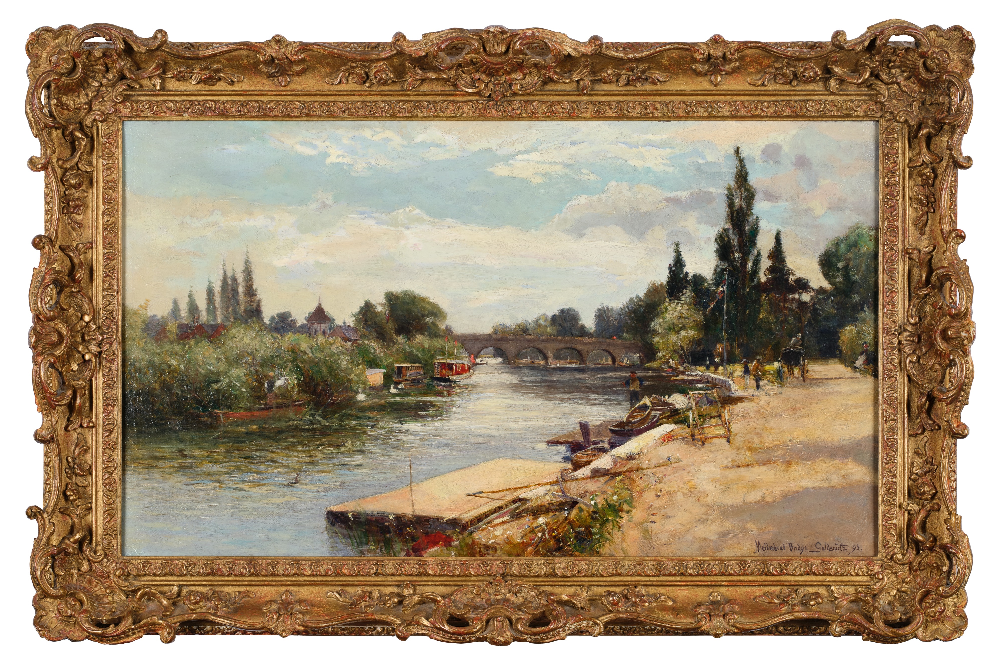 Walter Henry Goldsmith | Maidenhead Bridge | MutualArt