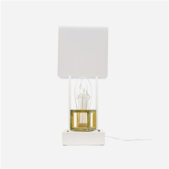 Garry Knox Bennett | Light Bulb kinetic table lamp (2012) | MutualArt