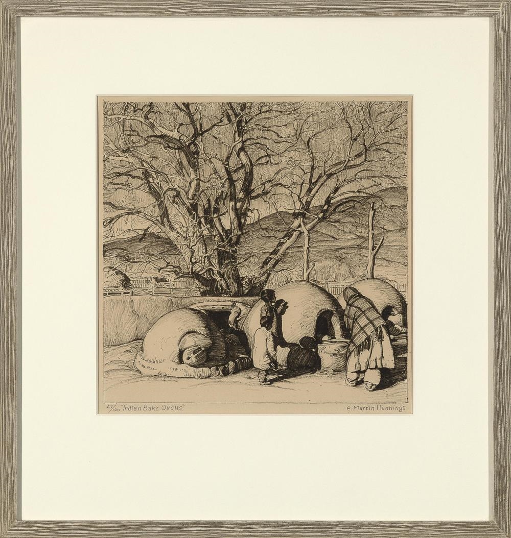 Ernest Martin Hennings | Indian Bake Ovens (1924 - 1925) | MutualArt