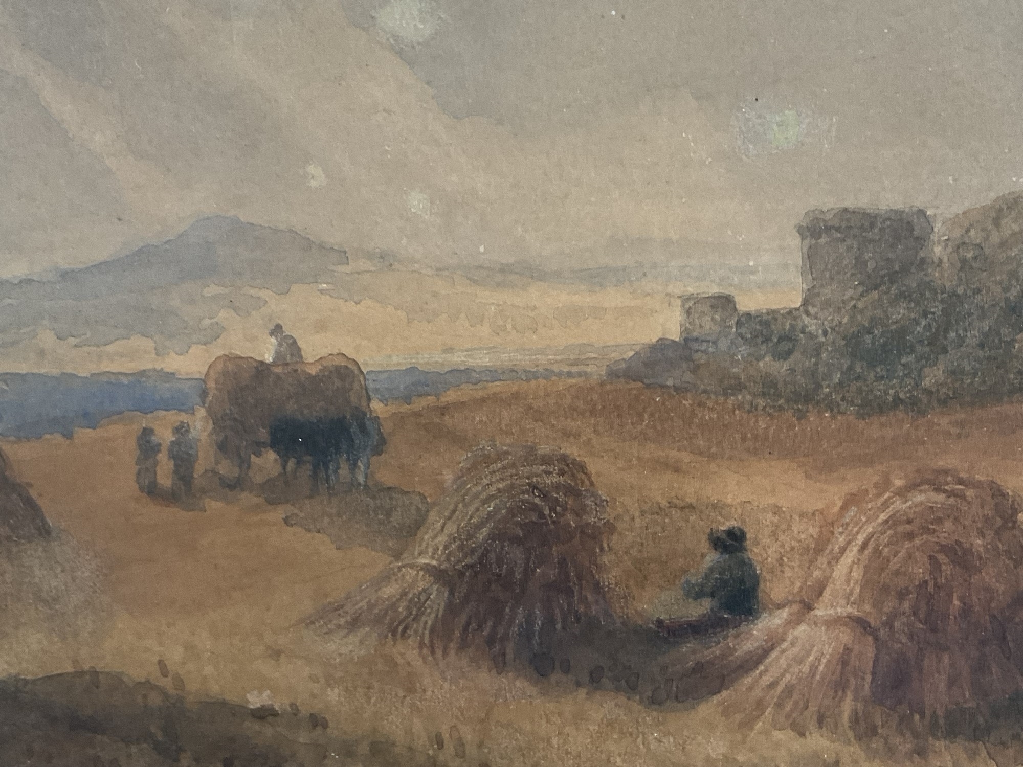 Peter de Wint | harvest field | MutualArt