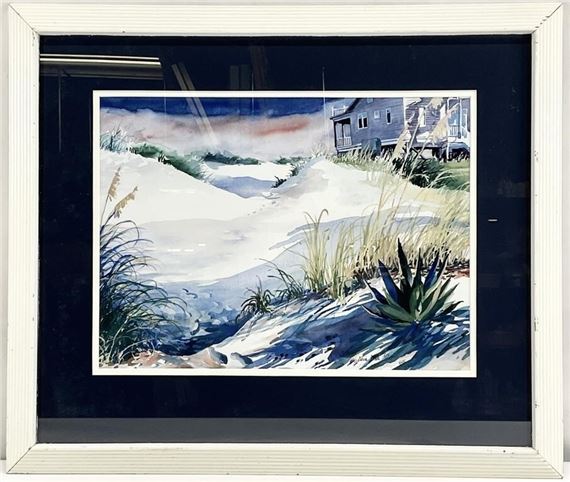 Victoria Platt Ellis | Coastal Beach Scene | MutualArt