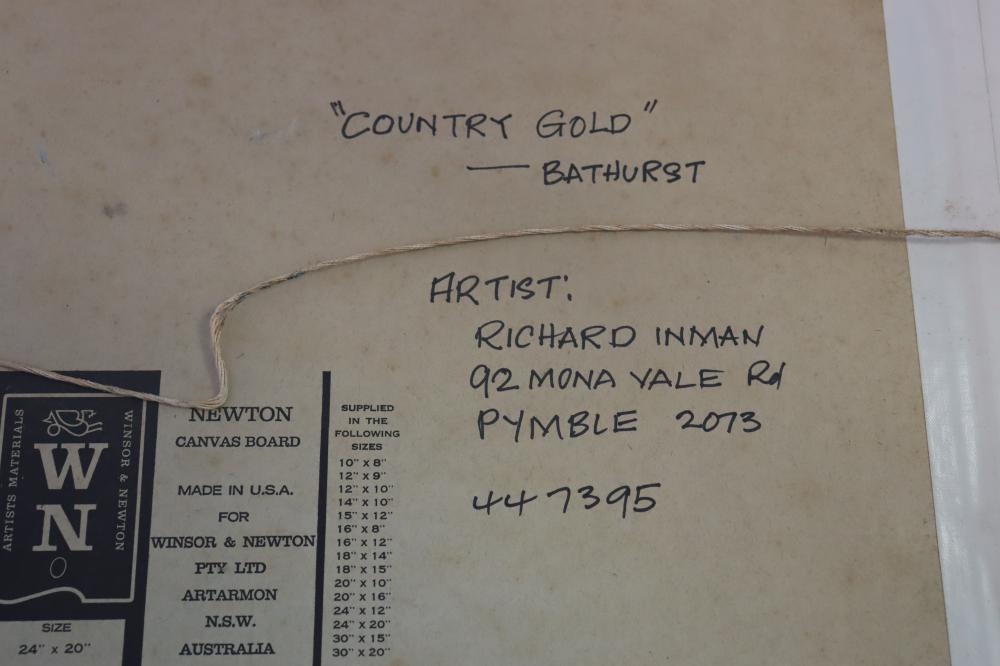 Richard Inman | Country Gold Bathurst | MutualArt