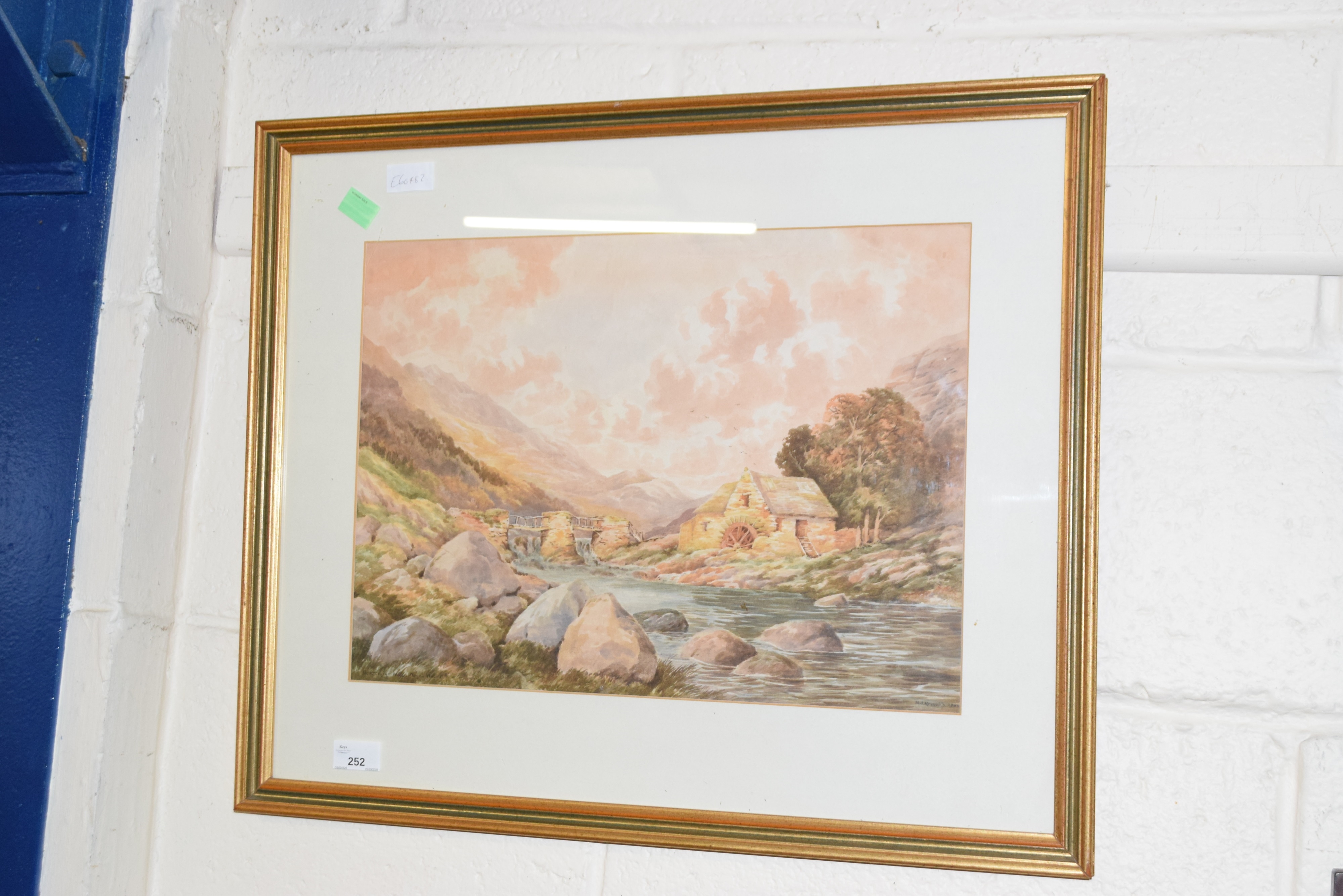 H.J. Reynolds | study of a water mill | MutualArt