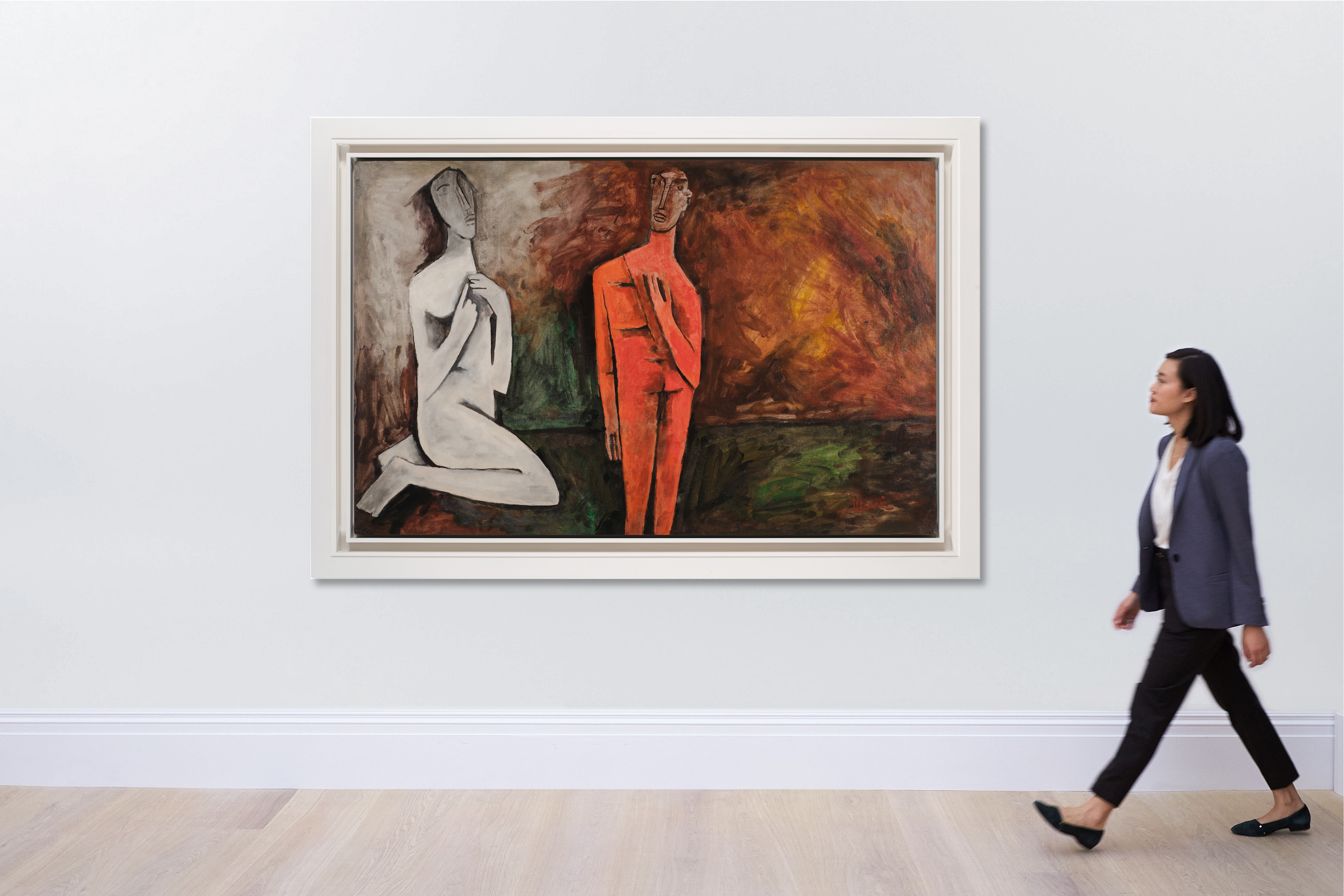 Maqbool Fida Husain | Second Act (1958) | MutualArt