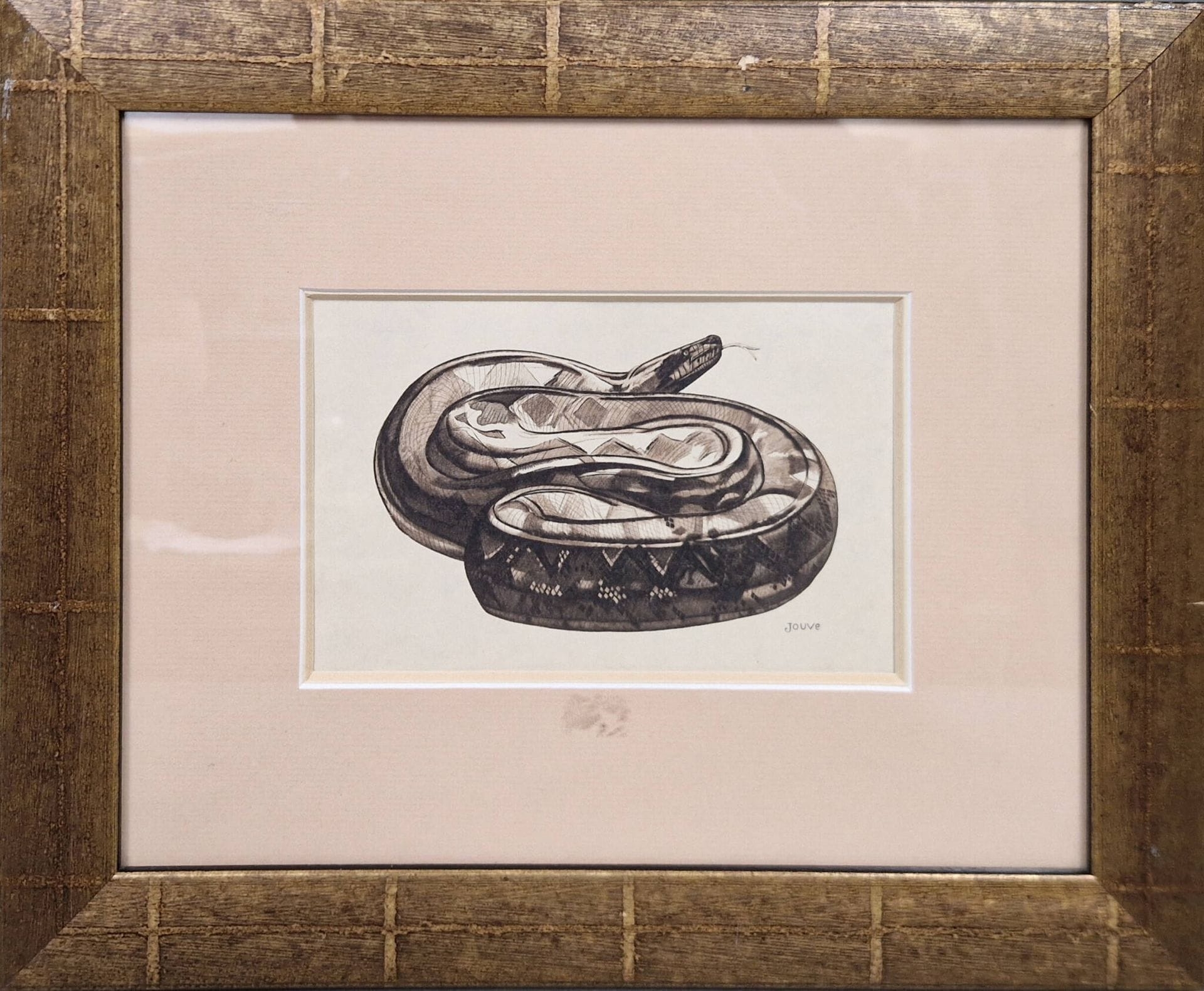Paul Jouve | Serpent lové | MutualArt