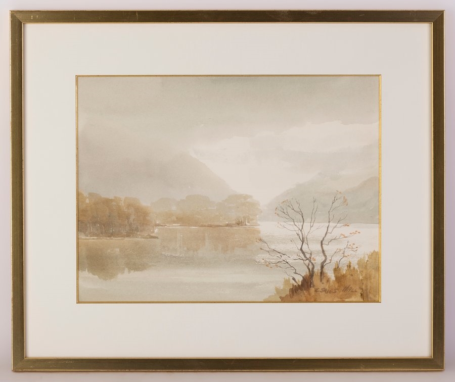 Edwin Grieg Hall | Paysage lacustre | MutualArt