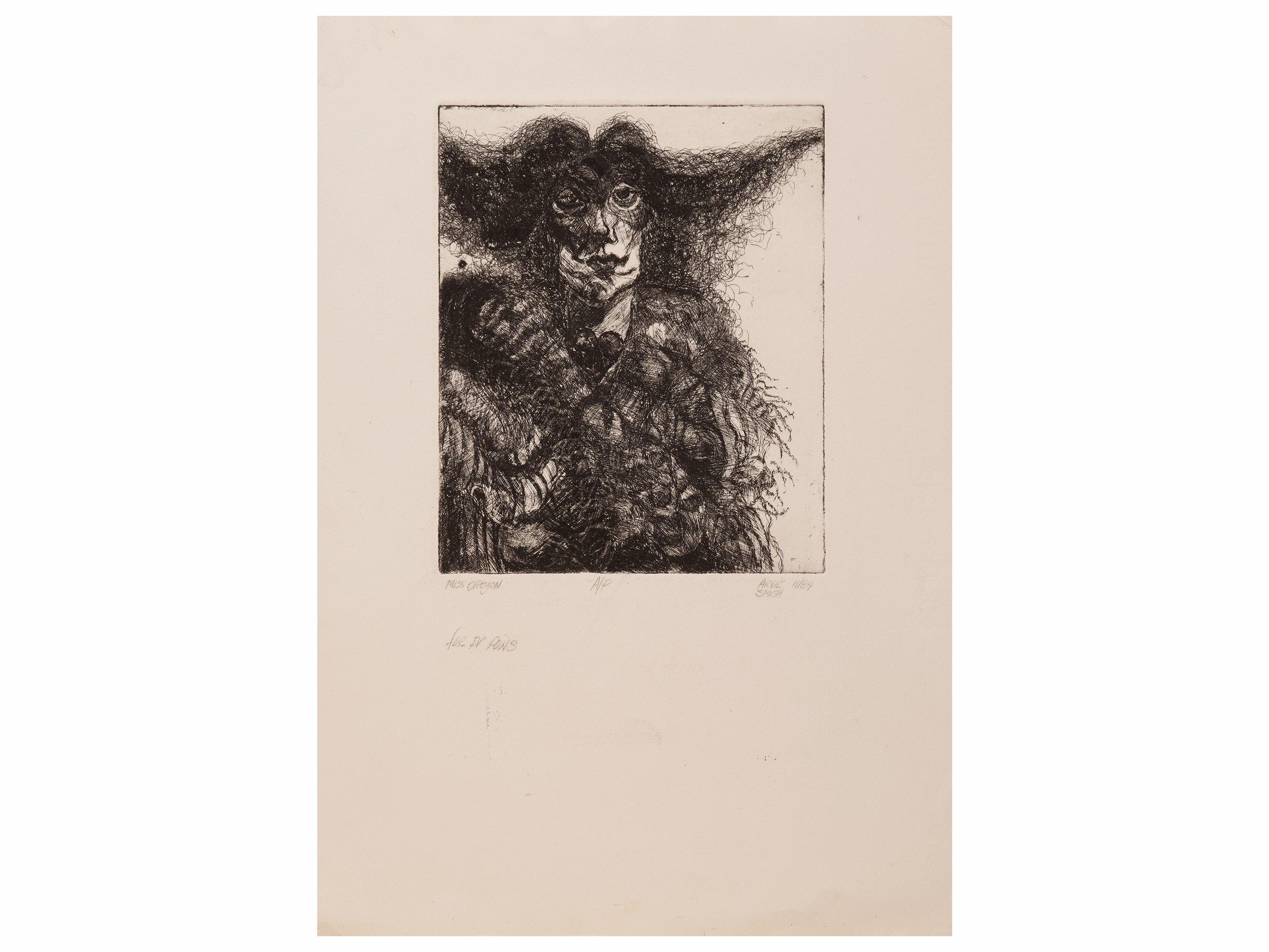 Arvie Smith | Female portrait (1984) | MutualArt