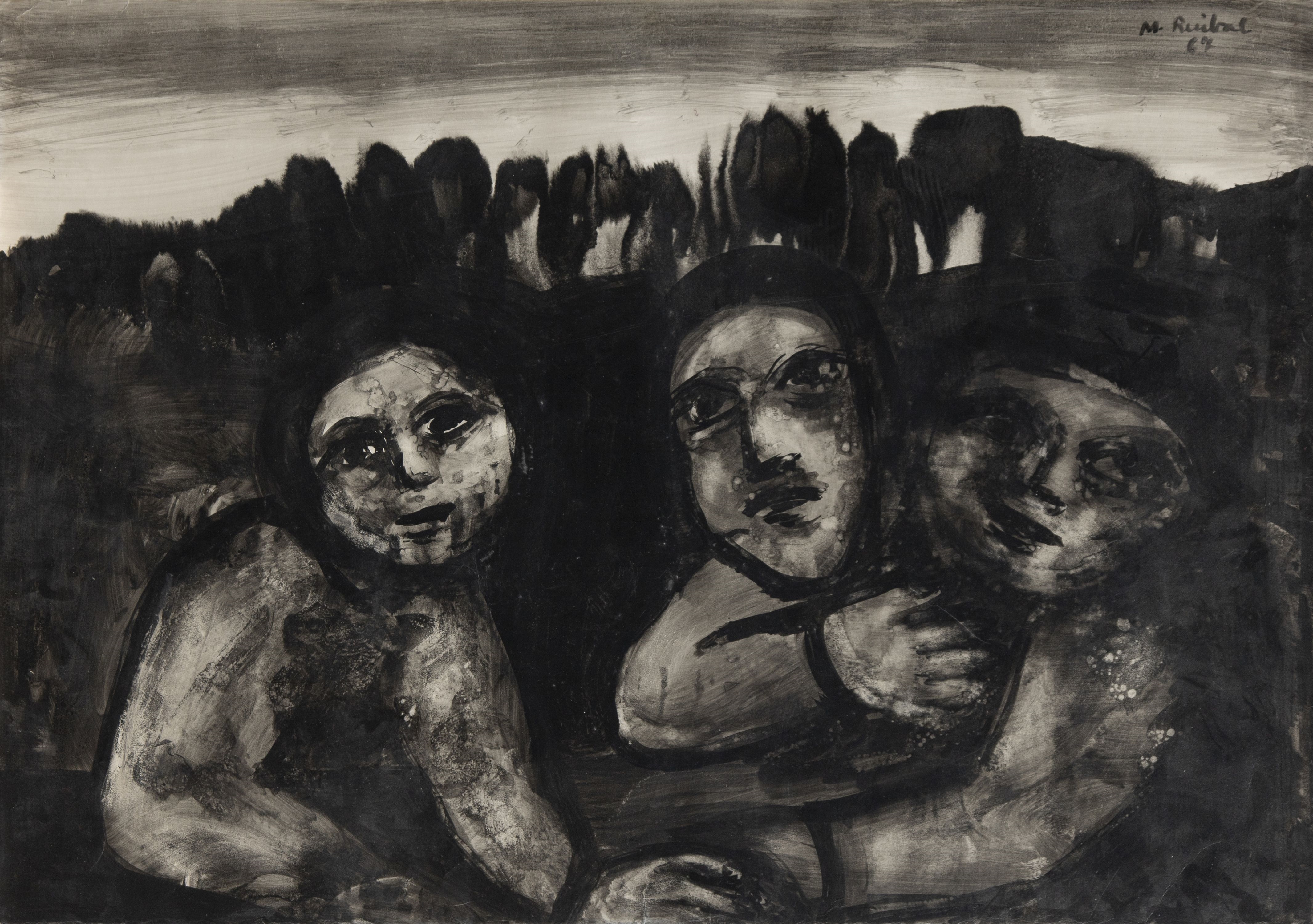 Mercedes Ruibal | Tres personajes (1967) | MutualArt