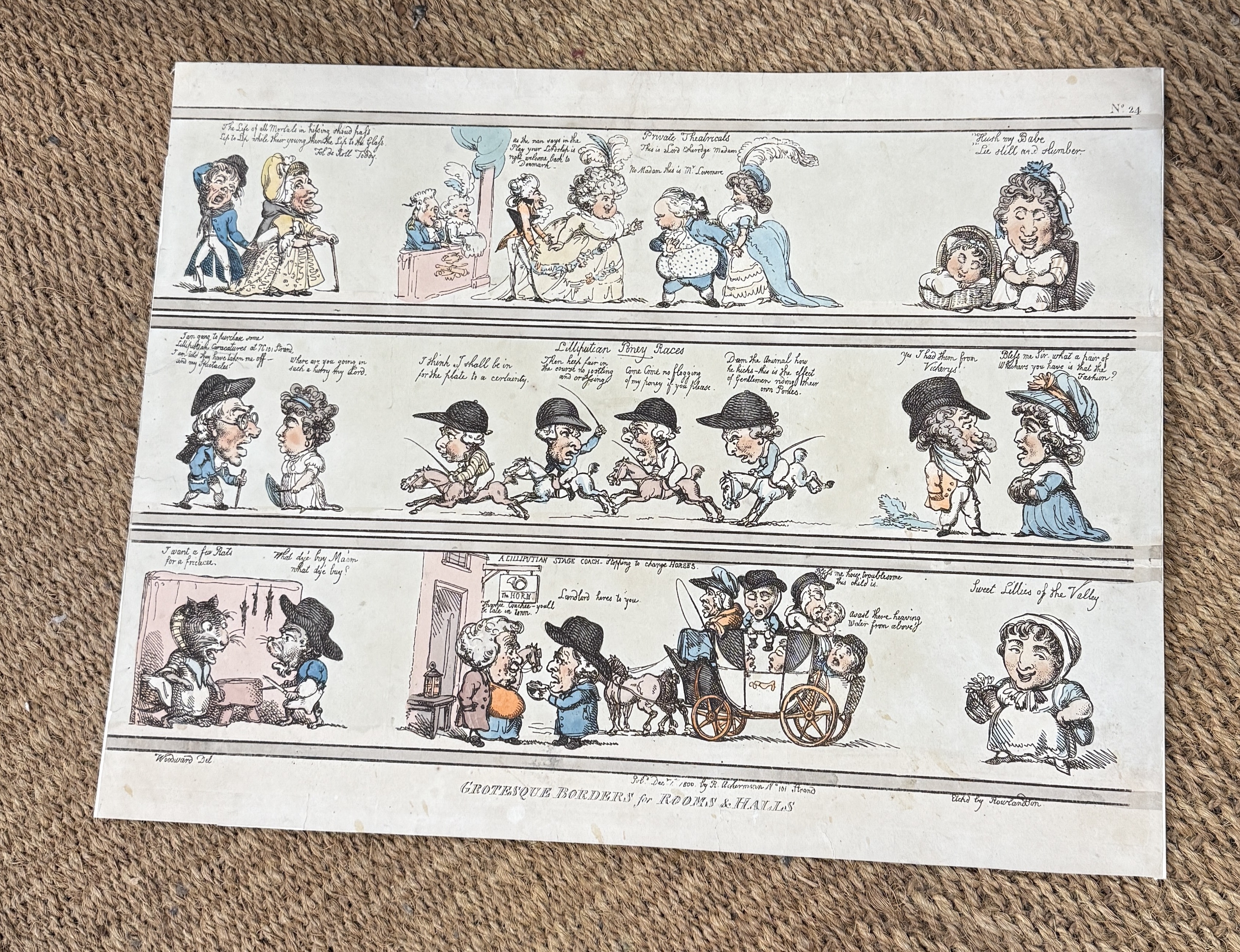 Thomas Rowlandson | GROTESQUE BORDERS FOR ROOMS AND HALLS | MutualArt