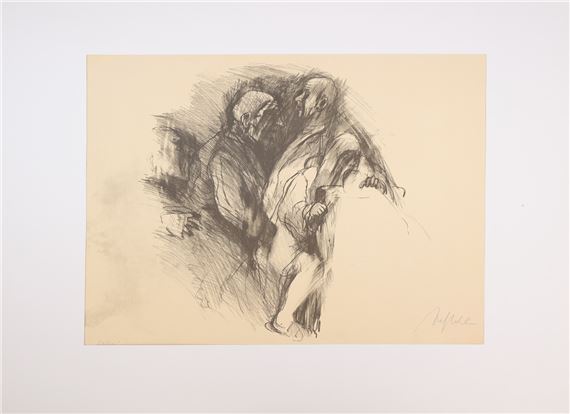 Alfred Hrdlicka | From the series Hamlet lithograph/paper 41 x 61,7 cm ...