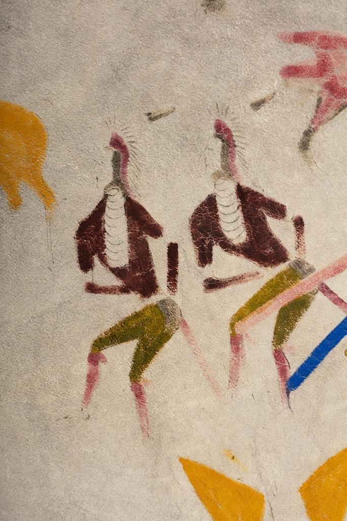 Cadzi Cody | Eastern Shoshone Painted Elk Hide (Late 19th Century ...