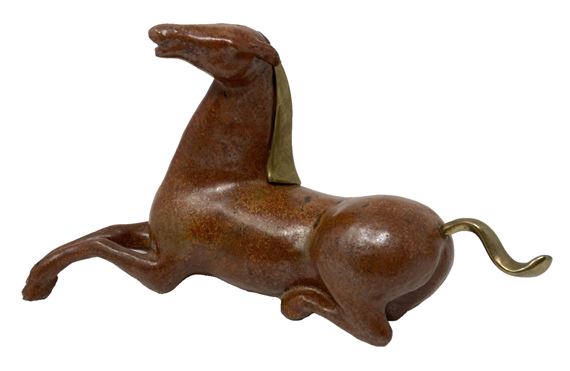 Loet Vanderveen | Ceramic & Bronze Recumbent Horse (2023 - 2026 ...