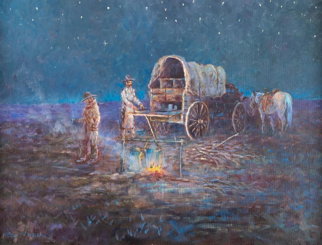 Clifton Ray Cheek | Chuck Wagon Dinner | MutualArt