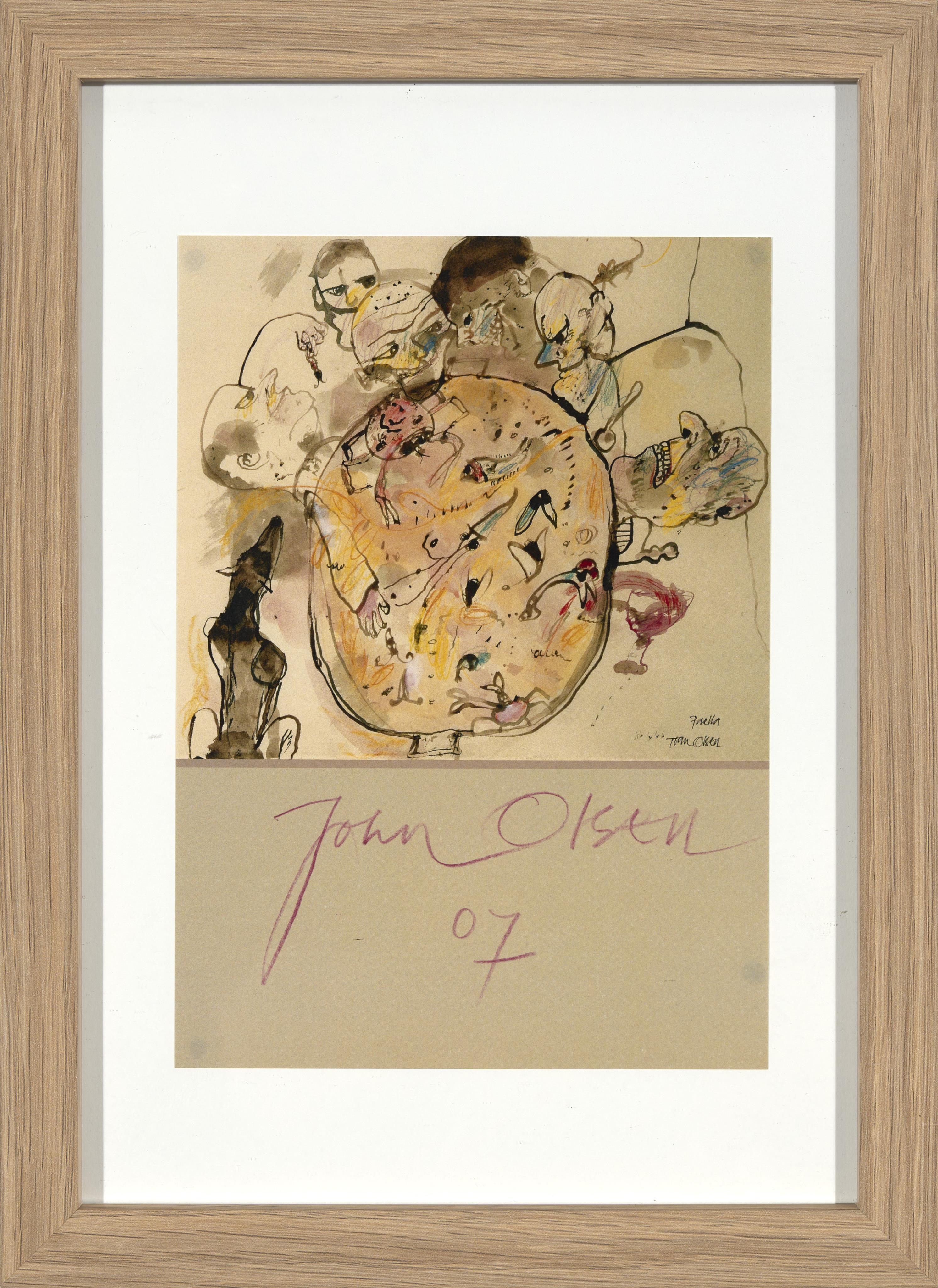 John Olsen | Paella (2007) | MutualArt