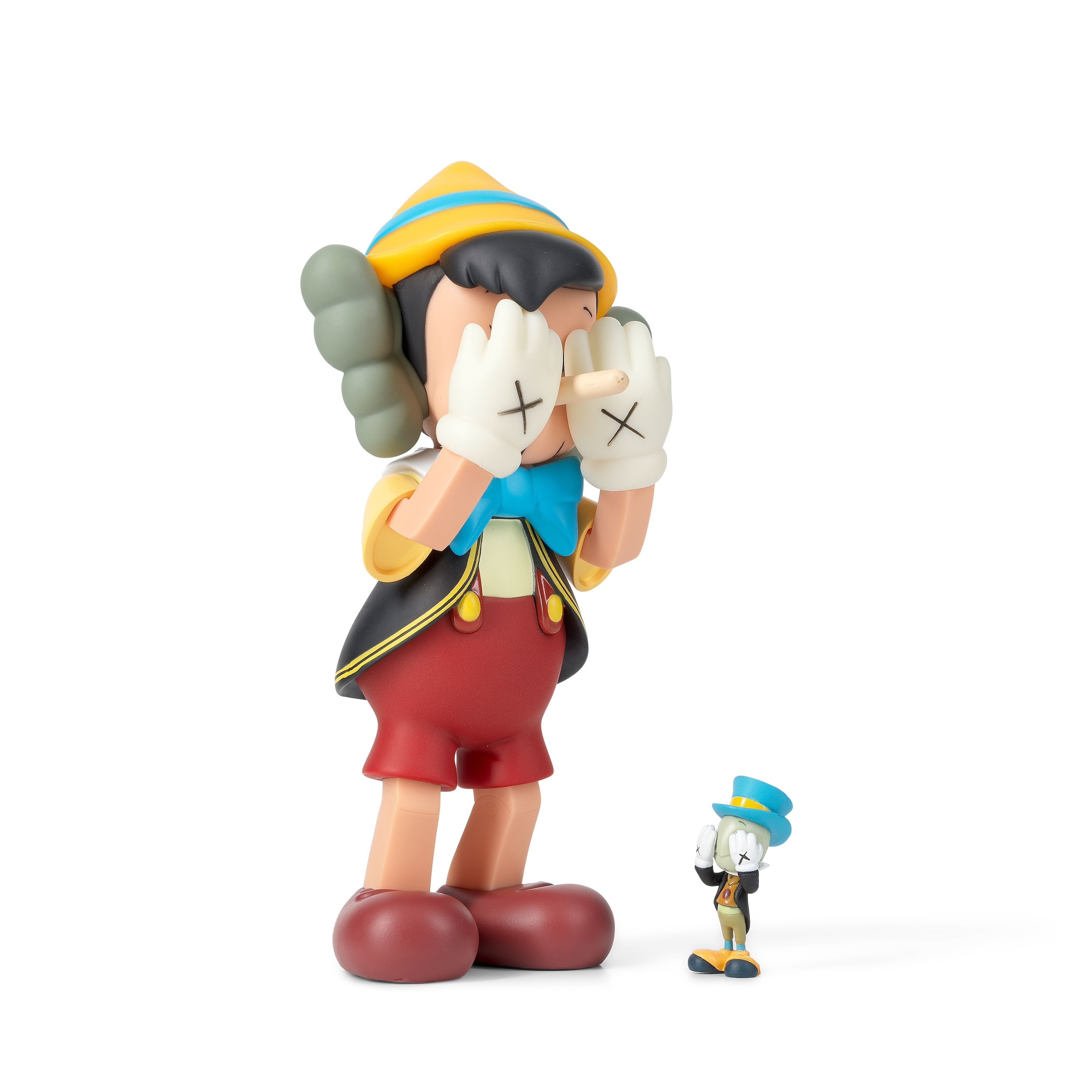 KAWS | Pinocchio and Jiminy Cricket (2010) | MutualArt