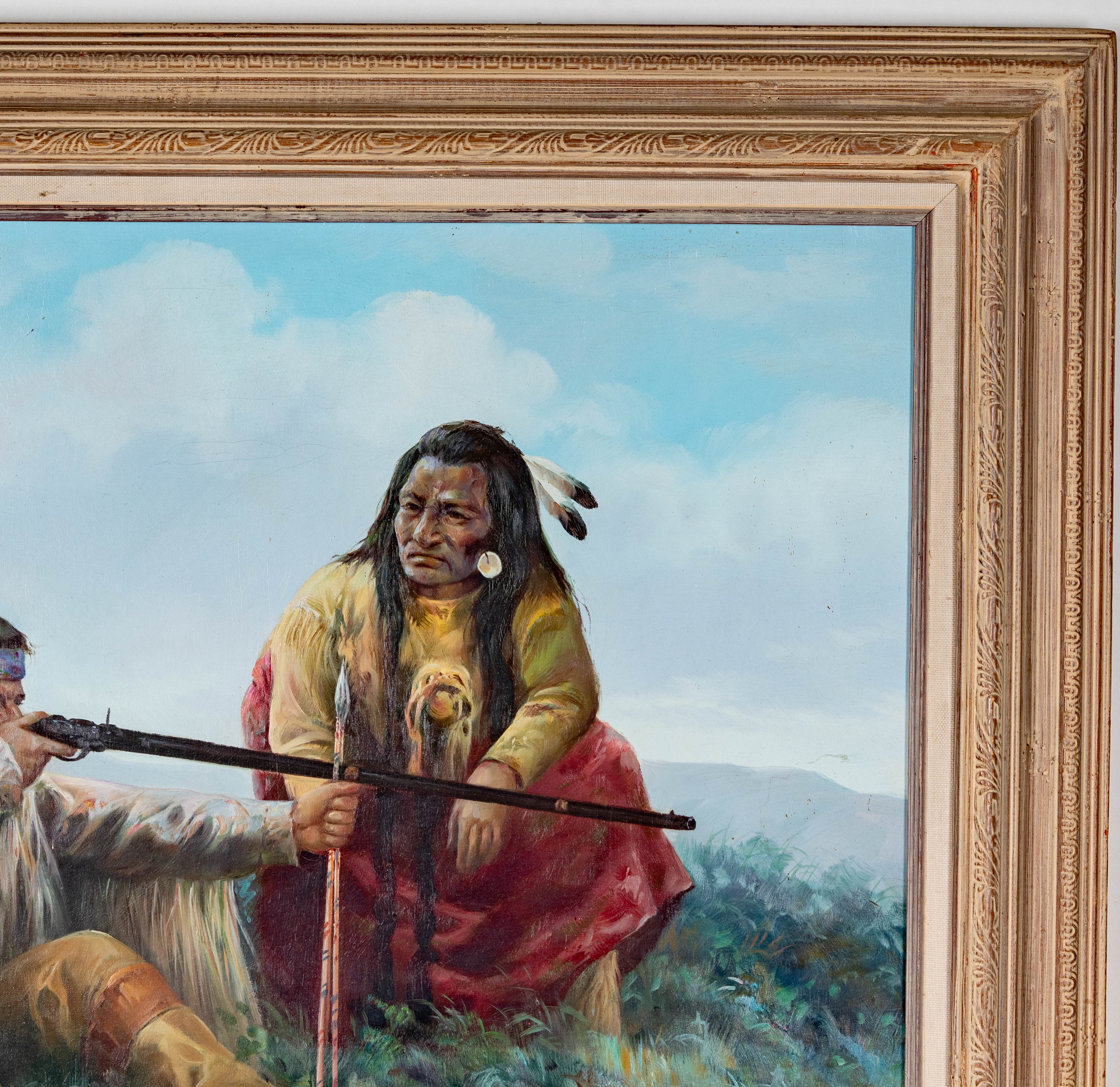 Troy Denton | Three Native Americans | MutualArt