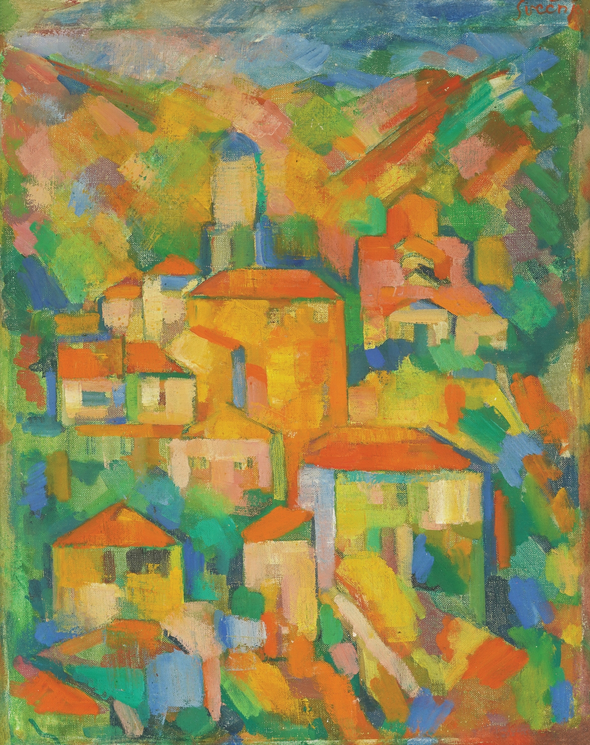 Vilim Svecnjak | Šarena veduta (1946) | MutualArt