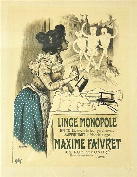Auguste Roedel | Monopoly linen (1897 - 1900) | MutualArt